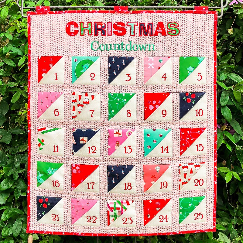 Countdown Calendar for Machine Embroidery – Fabric Confetti
